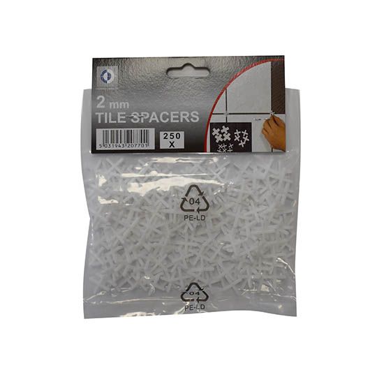 Tile Spacers 2mm 250 Pieces - Leyland SDM